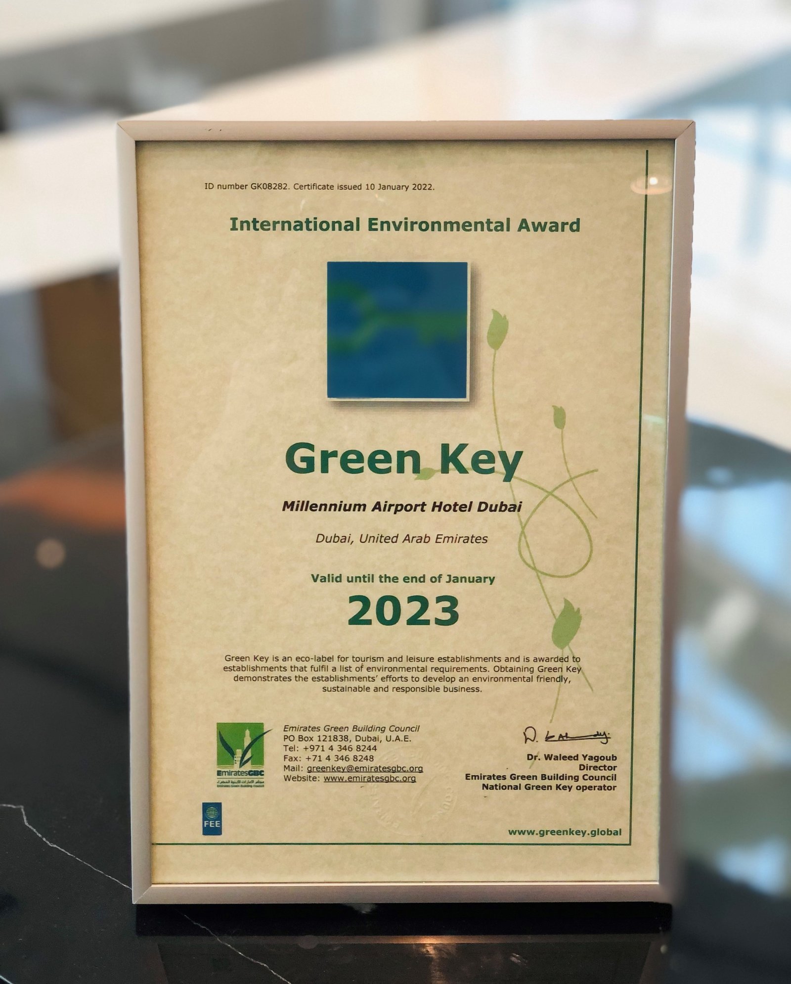 Millennium Airport Hotel Dubai Achieves Green Key Certification for the ...